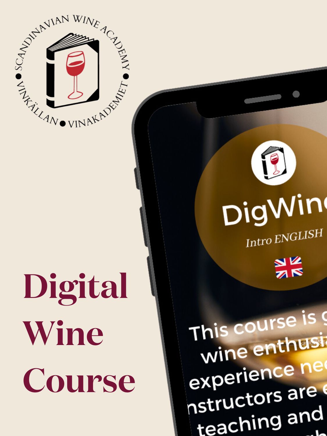 Online Course - Intro to the world of wine by Scandinavian Wine Academ